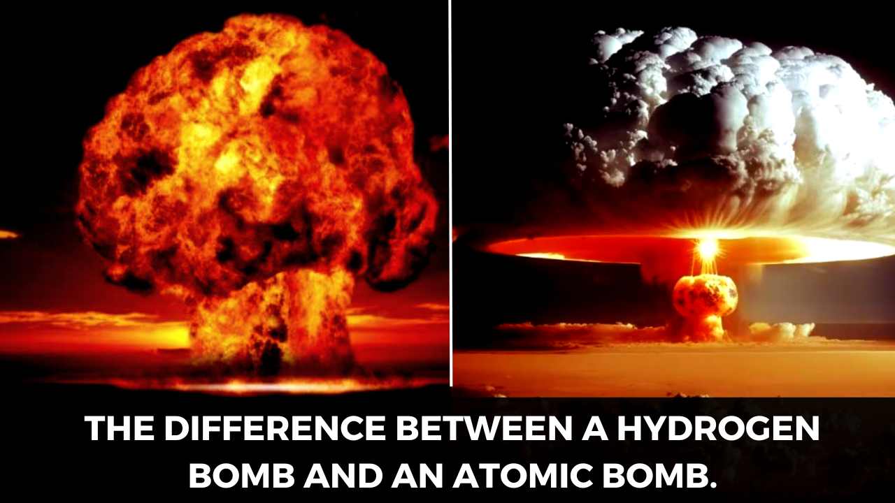Atomic Bomb Vs Nuclear Bomb Difference 2025